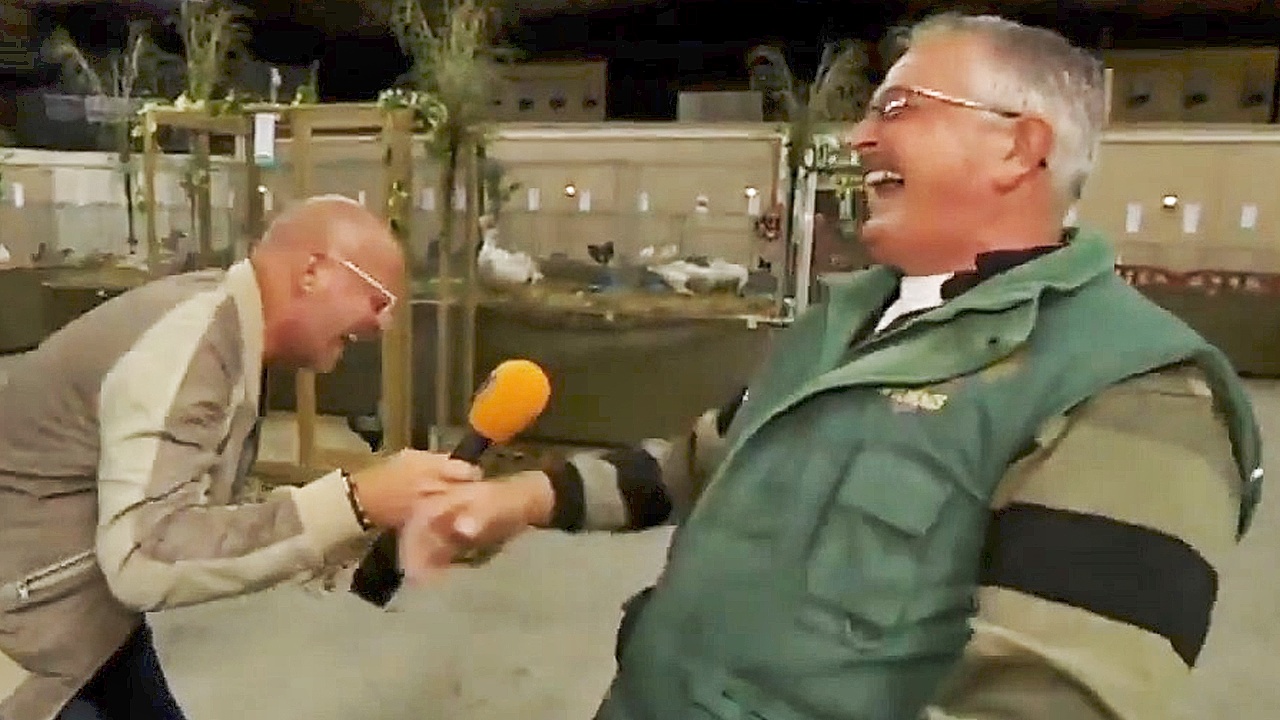 The Big Show - Video of the Day - Chicken Farmer Laughs Like a Chicken