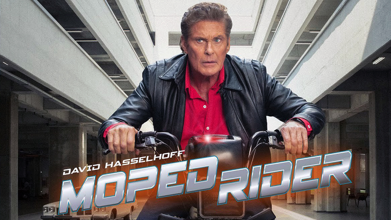 The Big Show - Video of the Day - David Hasselhoff Stars In Moped Rider