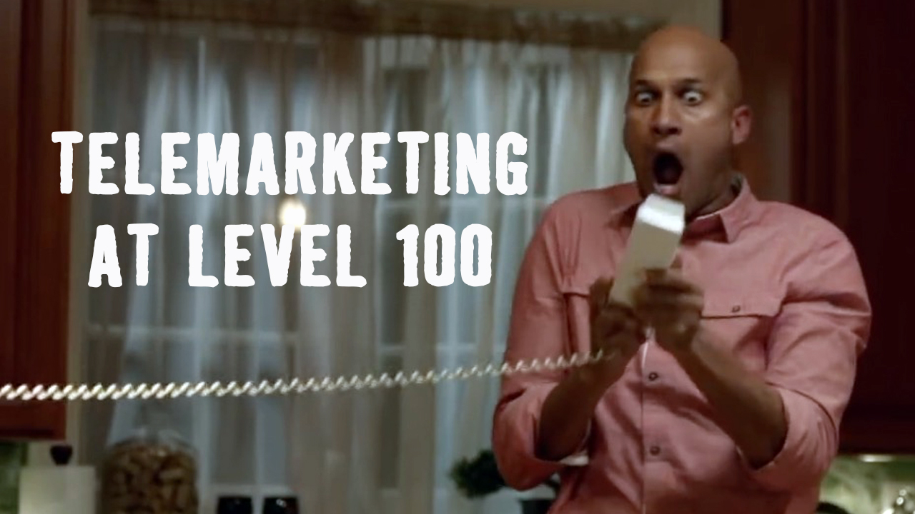 The Big Show - Video of the Day - Telemarketing At Level 100